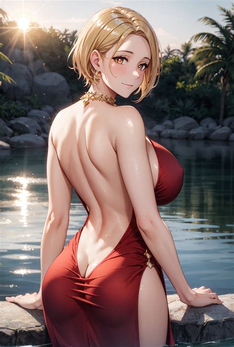 Rule 34 1girls Ai Generated Blonde Hair Bubble Butt Female Focus