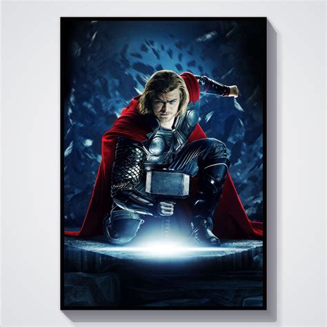 Thor Textless Poster Movie Poster Flex Design Store
