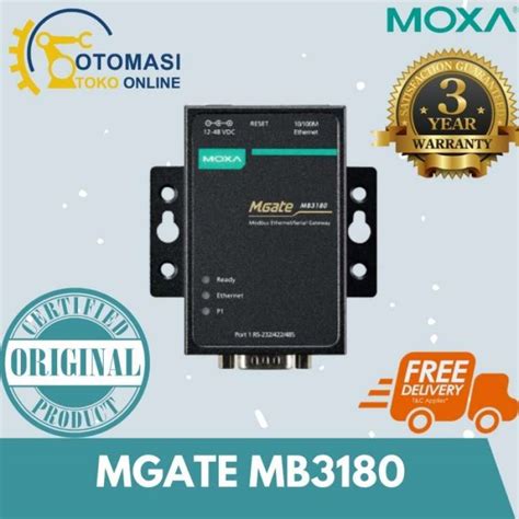 Promo Moxa Mgate Mb3180 Modbus Gateway Diskon 23 Di Seller Kamijaya Store Duren Tiga Kota