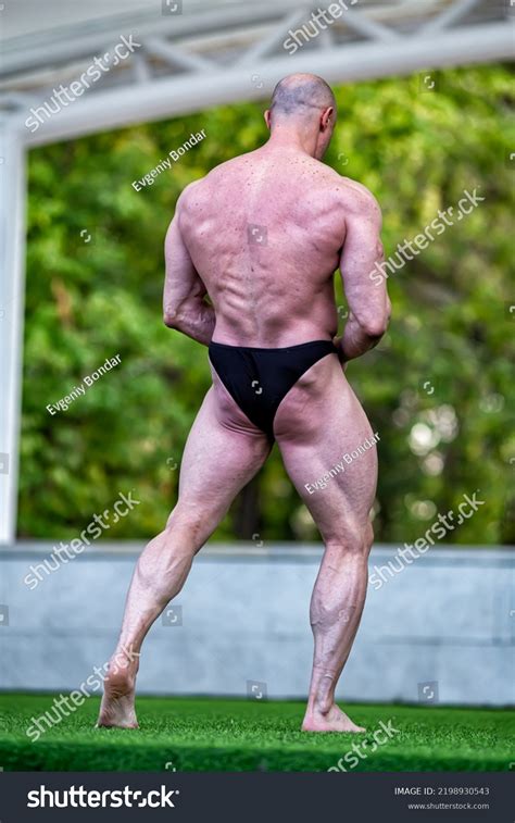 Man On Stage Green Grass Demonstrates Stock Photo 2198930543 Shutterstock