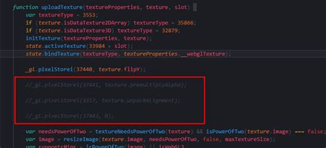 exgl gl pixelstorei doesn t support this parameter yet from
