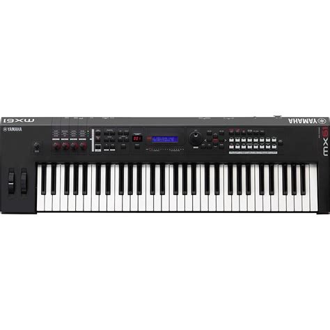 Yamaha Mx61 Bk 61 Key Usb Midi Keyboard Synthesizer Controller Black