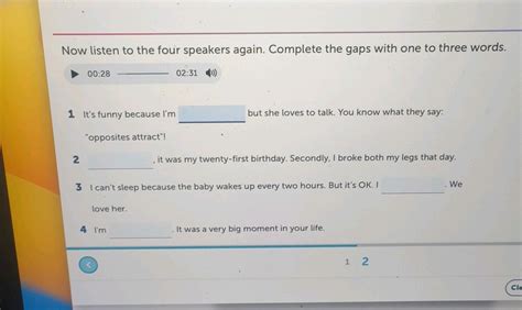 Now Listen To The Four Speakers Again StudyX