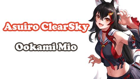 Ookami Mio あすいろclearsky Asuiro Clearsky Hololive Idol Project