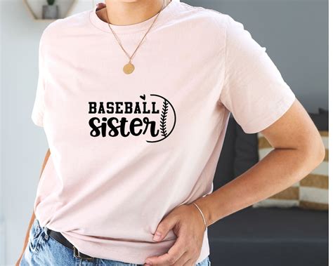 Baseball Sister Svg Baseball Svg Baseball Shirt Svg Baseball Sis Svg