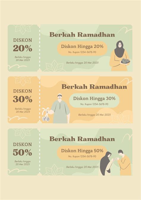 Halaman 2 Download Desain Contoh Kupon Online Gratis Canva