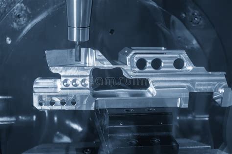 The 5 Axis Machining Center Cutting Aerospace Parts With Solid Ball