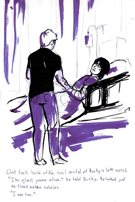 Hawkeye Avengers Snipers Clint Barton Bucky Barnes Marvel Art