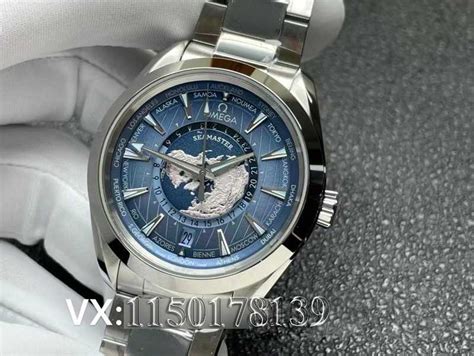 VS厂欧米茄海马150世界时冰蓝盘会不会一眼假 表城品鉴