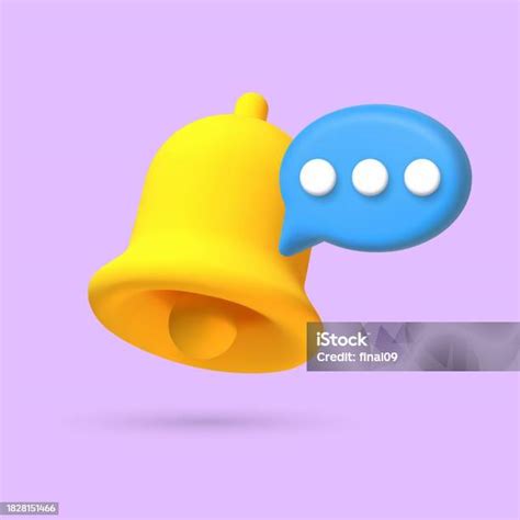 경고 알림이 있는 3d 말풍선 아이콘입니다 3차원 형태에 대한 스톡 벡터 아트 및 기타 이미지 3차원 형태 Brand