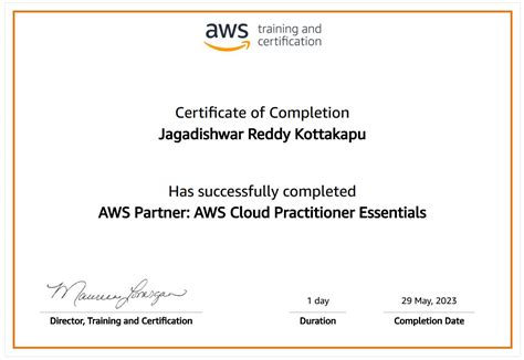 Jagadishwar Reddy Kottakapu Linkedin Awscloud Cloudpractitioner Aws