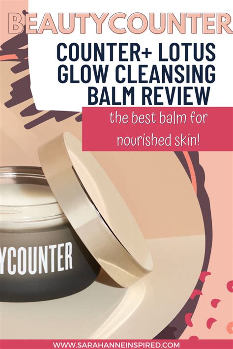 Dreamy Beautycounter Counter Lotus Glow Cleansing Balm
