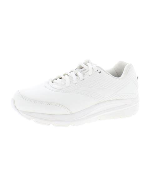 Brooks Addiction Walker 2 Leather Workout Running Shoes In White Lyst