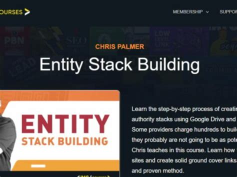 Chris Palmer Google Entity Stack Building 2021 Lottolearning