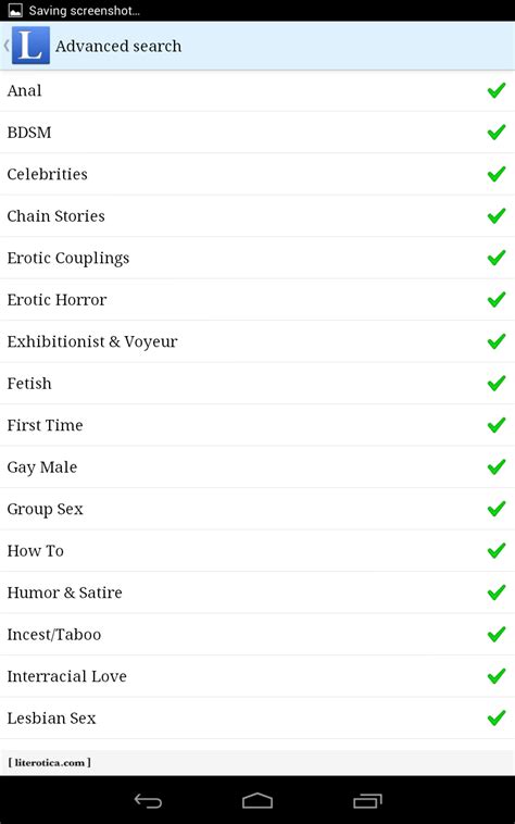 Literotica Android App