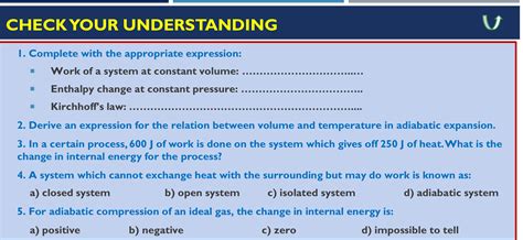Solved Derive An Expression For The Relation Between Volume