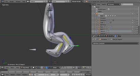 Inverse Kinematics Help With IK Rigging Blender Stack Exchange