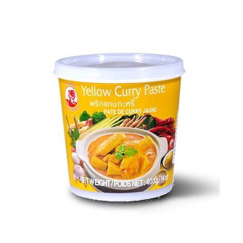 Cock Brand Thai Yellow Curry Paste 400g Helloasia