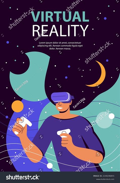 10 Girl Using Vr Virtual Reality Headset Glasses Gaming Education Ai