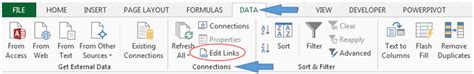 Changing The Source Link In Microsoft Excel 2010