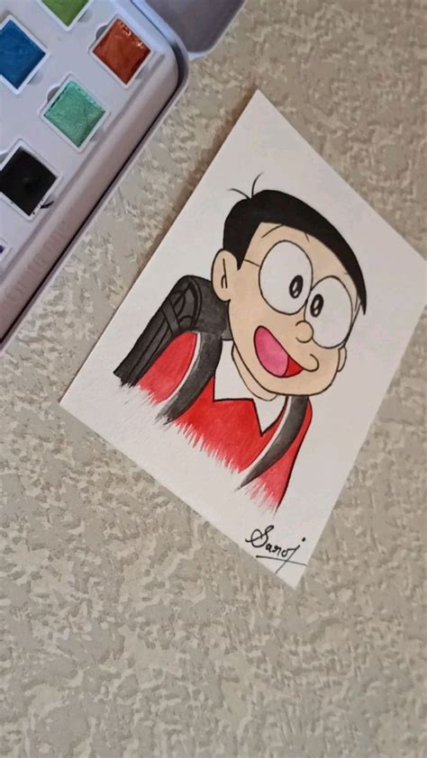 Nobita Drawing Doremon Cartoon Drawings Cartoon Eyes Drawing