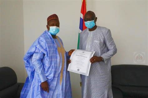Overseeing Foreign Minister Receives Copies Of Letters Of Credence Of