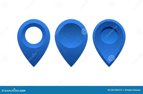 Broches De Carte D Broche De L Emplacement De La Carte Marqueur De Navigation Sur La Carte