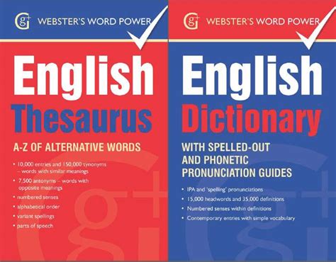 Websters English Dictionary And Thesaurus
