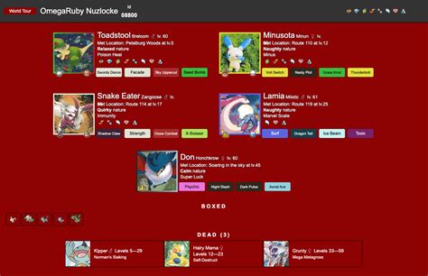 World Tour Nuzlocke Omega Ruby Update 9 Hoenn Hotshots Rnuzlocke