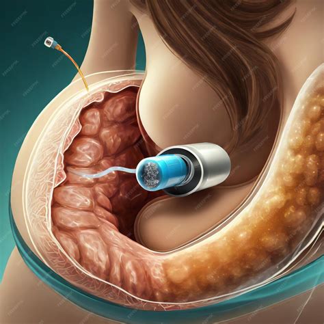 Premium Photo Capsule Endoscopy Alternative To Colonoscopy Small Capsule With Video Camera In