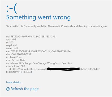 Error Something Went Wrong When Trying To Access Shared Mailbox Cloud Services