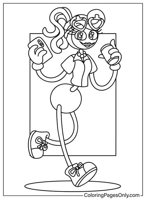 Coloring Page Mommy Long Legs Free Printable Coloring Pages