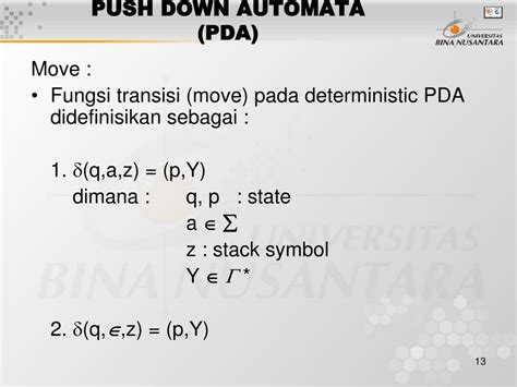 PPT Pertemuan 11 PUSH DOWN AUTOMATA PDA PowerPoint Presentation Free Download ID 3616943