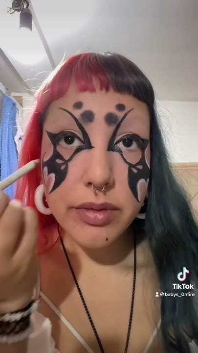 Graphic Look Makeuplook Shorts Shortsvideo Alternative Makeup