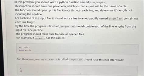 Solved In This Problem You Should Write A Python Function