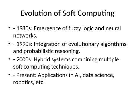 Evolutionofsoftcomputingfuzzylogicpptx