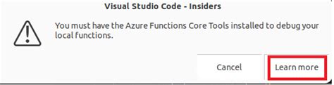 There Is No Web Page Opening When Clicking Learn More Button · Issue