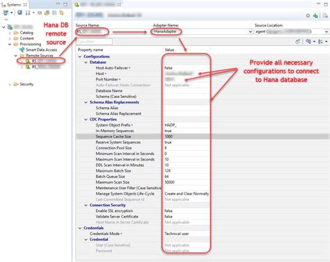 Smart Data Integration SDI Initial Setup INT4