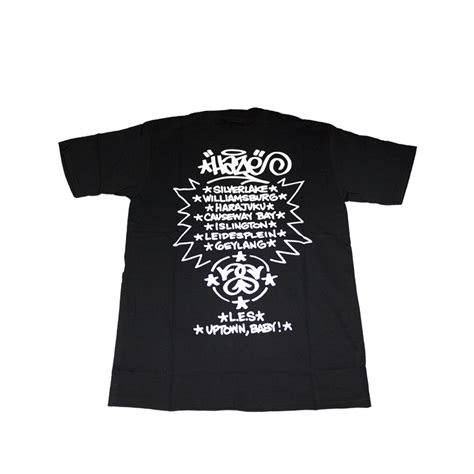 Stussy Black Tee World Tour 2006 Eric Haze Limited Edition