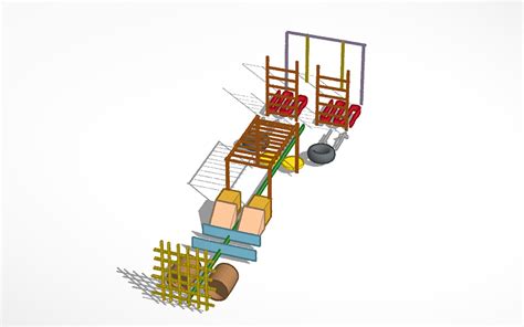 3d Design Natural Obstacle Course Tinkercad