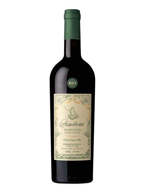Posidone Primitivo Puglia IGT 干型红葡萄酒 0 7L有机 法兰克福机场网上购物