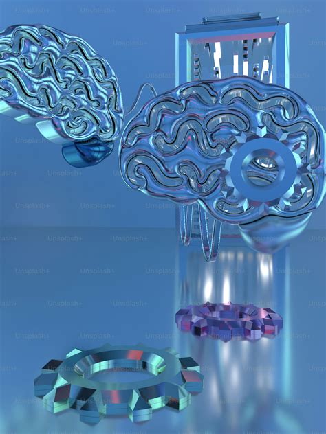 A Digital Image Of A Brain And A Computer Screen Photo Ai Image On