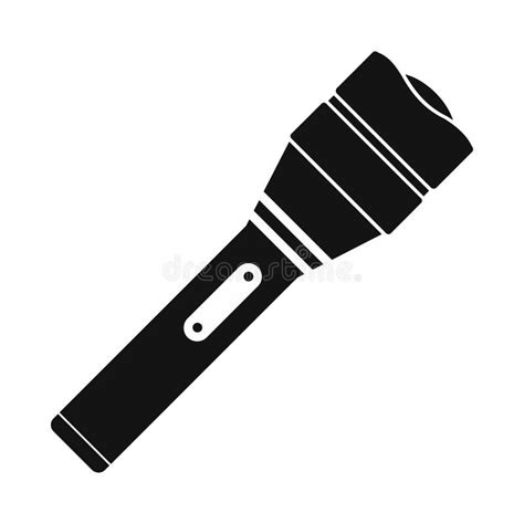 Icono De Linterna Simple Linterna Aislado Vector Icono Ilustración del