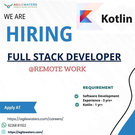 Shruti Gaikwad On Linkedin Hiring Hr Developer Remotework Kotlin Java Software Agile