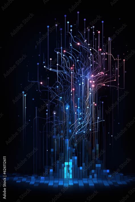 Abstract Data Visualization Book Cover Insightful Data Visions Unraveling Patterns And Trends