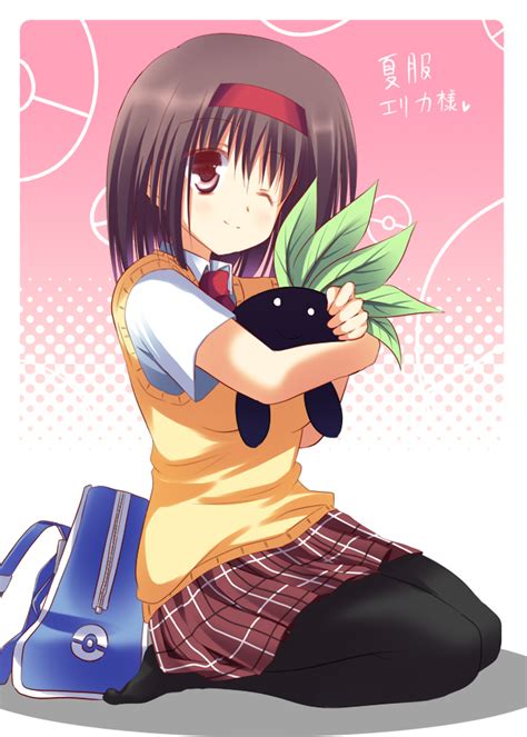 Erika And Oddish Pokemon And 2 More Drawn By Akanesouichi Danbooru