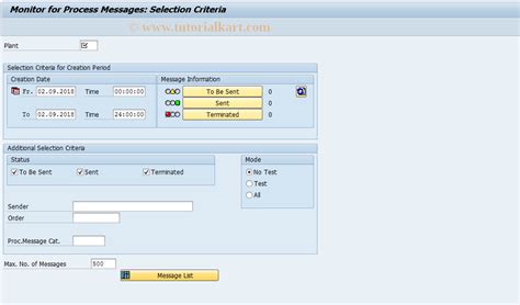Co54xt Sap Tcode Monitor For Process Messages