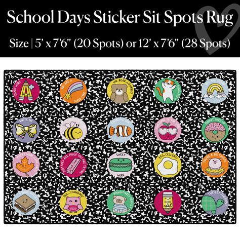 Sit Spot Classroom Rugs By Schoolgirl Style