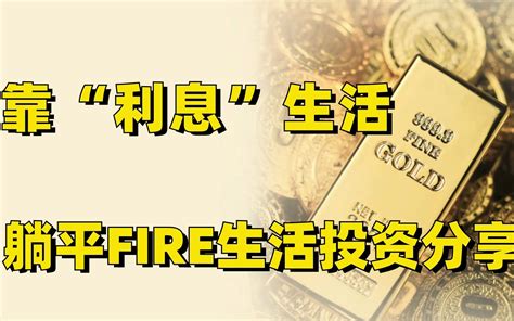 如何靠吃利息过上躺平fire的生活方式？躺到火葬场投资组合分享~ 躺平规划师 躺平规划师 哔哩哔哩视频