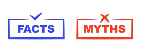 Premium Vector Facts Vs Myths Concept Of Thorough Factchecking Or